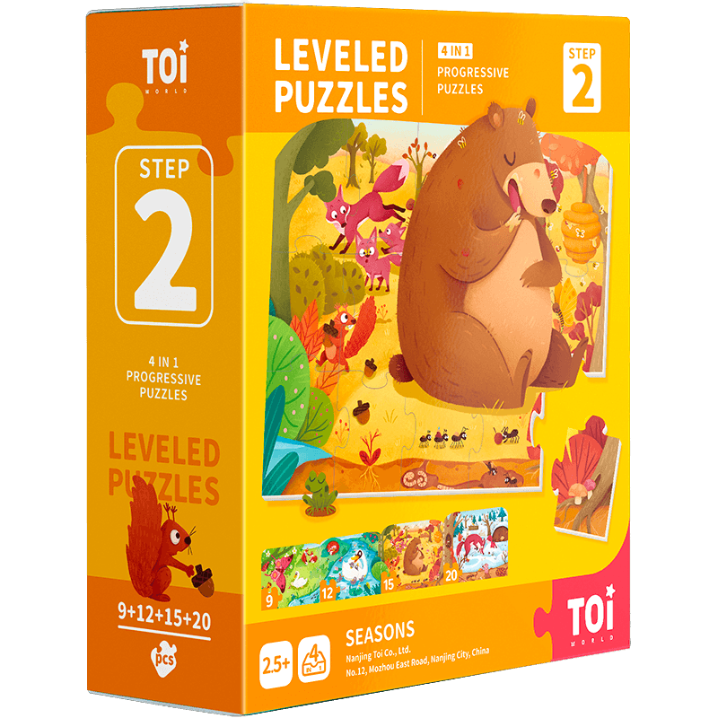 TOI - Leveled Puzzle Step 2 Seasons – Baby Harbour