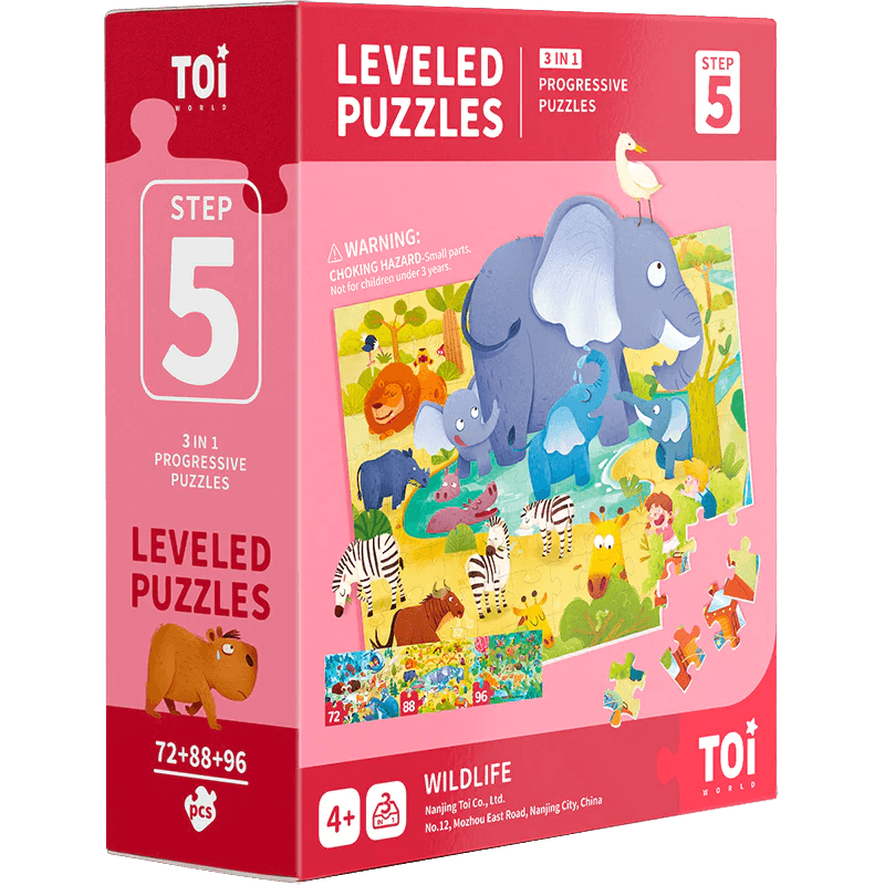 TOI - Leveled Puzzle Step 5 Wildlife – Baby Harbour